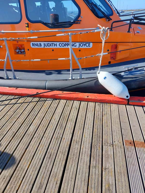 RNLI Life boat donated by and named after Judith Copping Joyce